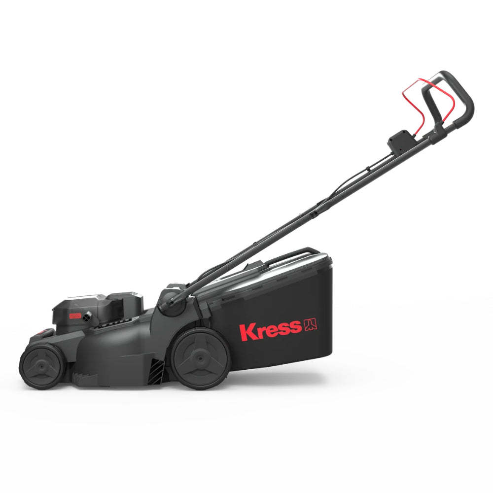 Kress KG745 40V 37cm Cordless Push Lawn Mower 4 Batteries and Fast Cha ...