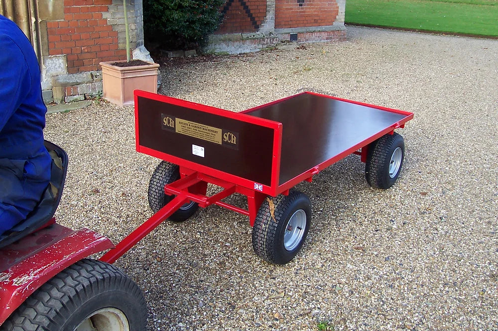 SCH Heavy Duty 4 Wheel Timber Trailer – Garden Machinery Superstore