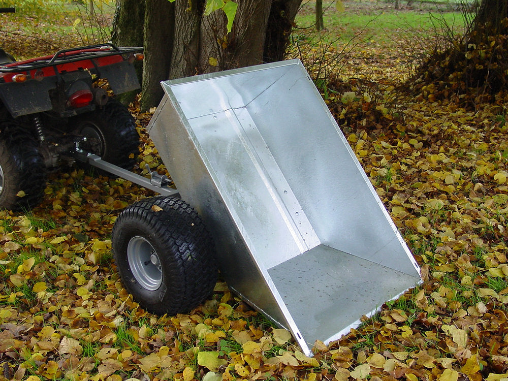 SCH Galvanised Tipping Dump Trailer - Flotation Wheels – Garden ...