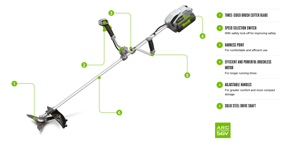EGO BC3800E Cordless Brush Cutter – Garden Machinery Superstore