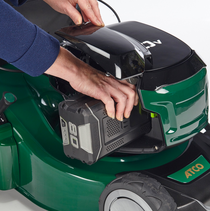 Atco Liner 18S Li Rear Roller Cordless Lawnmower – Garden Machinery ...