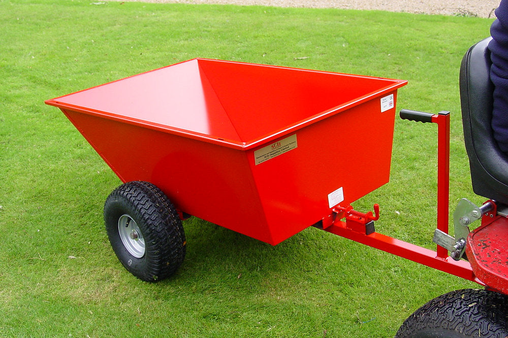 SCH GDTT Steel Tipping Dump Trailer - Wide Profile Wheels – Garden ...